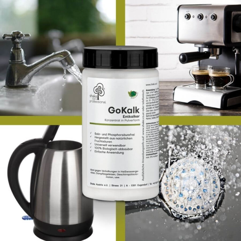 GoKalk biologischer Entkalker für Kaffeemaschine, Wasserkocher